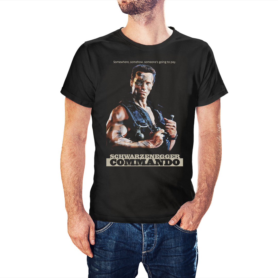 Commando Movie Poster T-Shirt – Postees