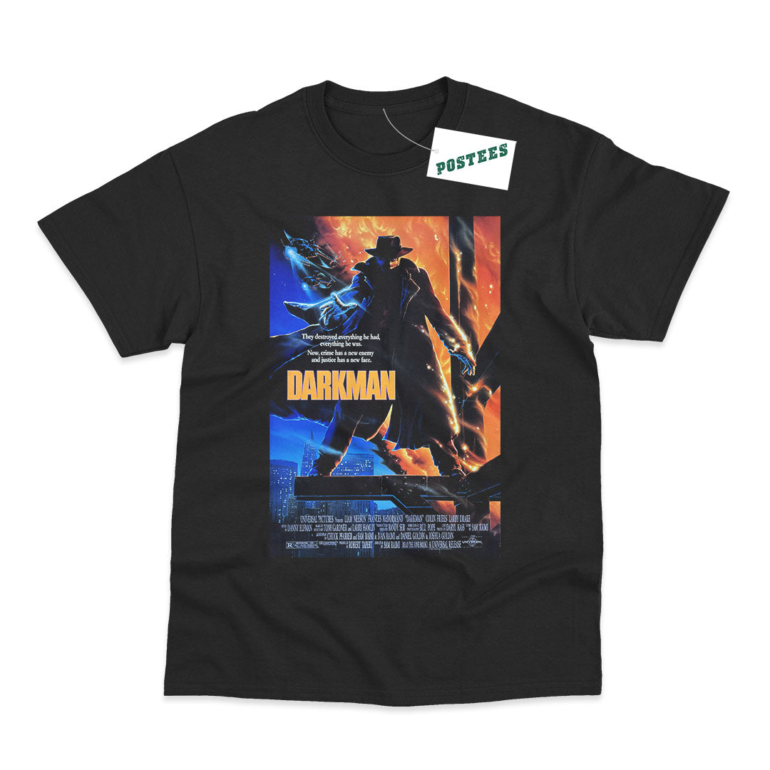 Darkman Movie Poster Inspired T-Shirt | Postees