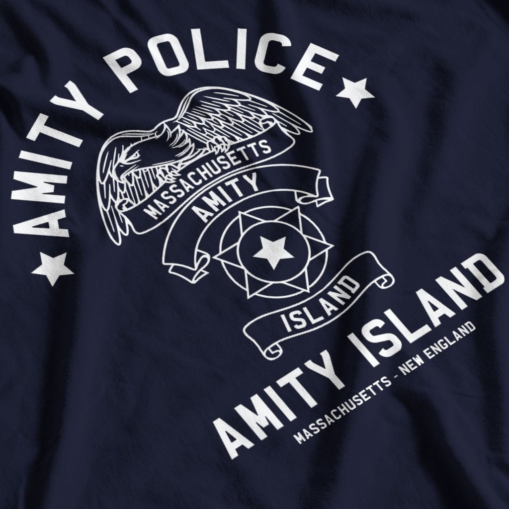 Jaws Inspired Amity Police Department T Shirt | Postees