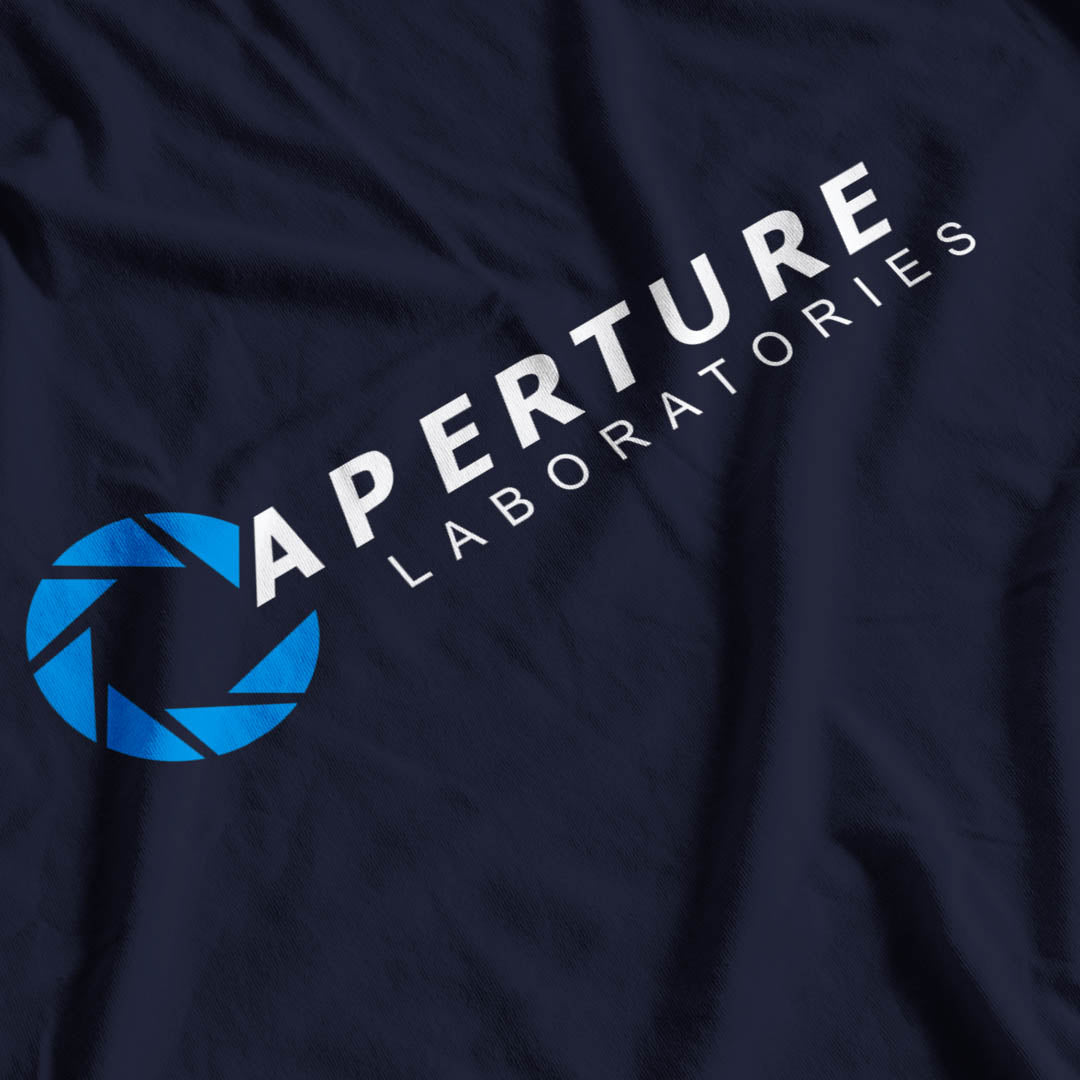 Portal Inspired Aperture Laboratories T Shirt | Postees