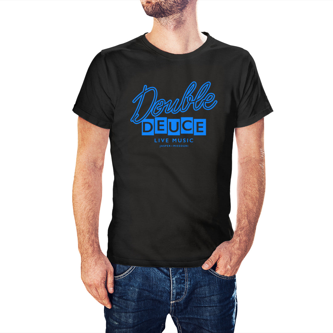 Road House Inspired Double Deuce Printed T-Shirt | Postees